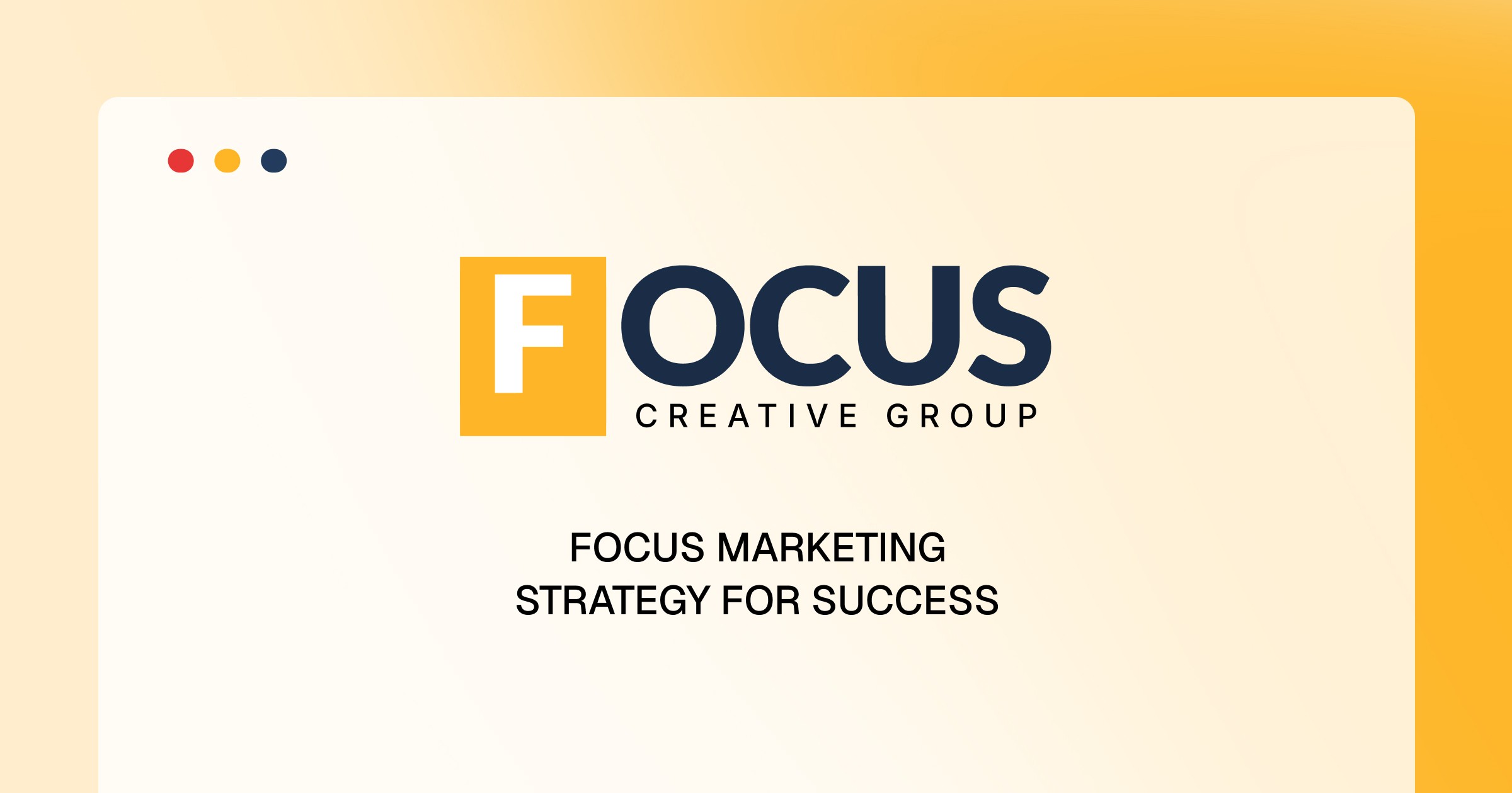 Focus Creative Group - Marketing for Small Businesses