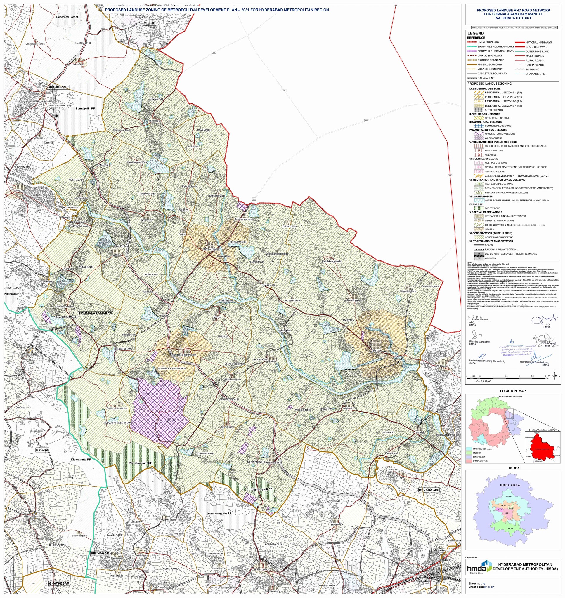 VMRDA 2041 & HMDA 2031 Master Plans | RRR Alignment Map - Charan Group