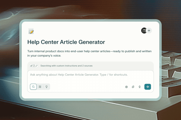 Automate help center articles - Perplexity Hub
