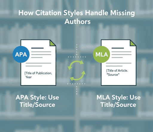 How Citation Styles Handle Missing Authors