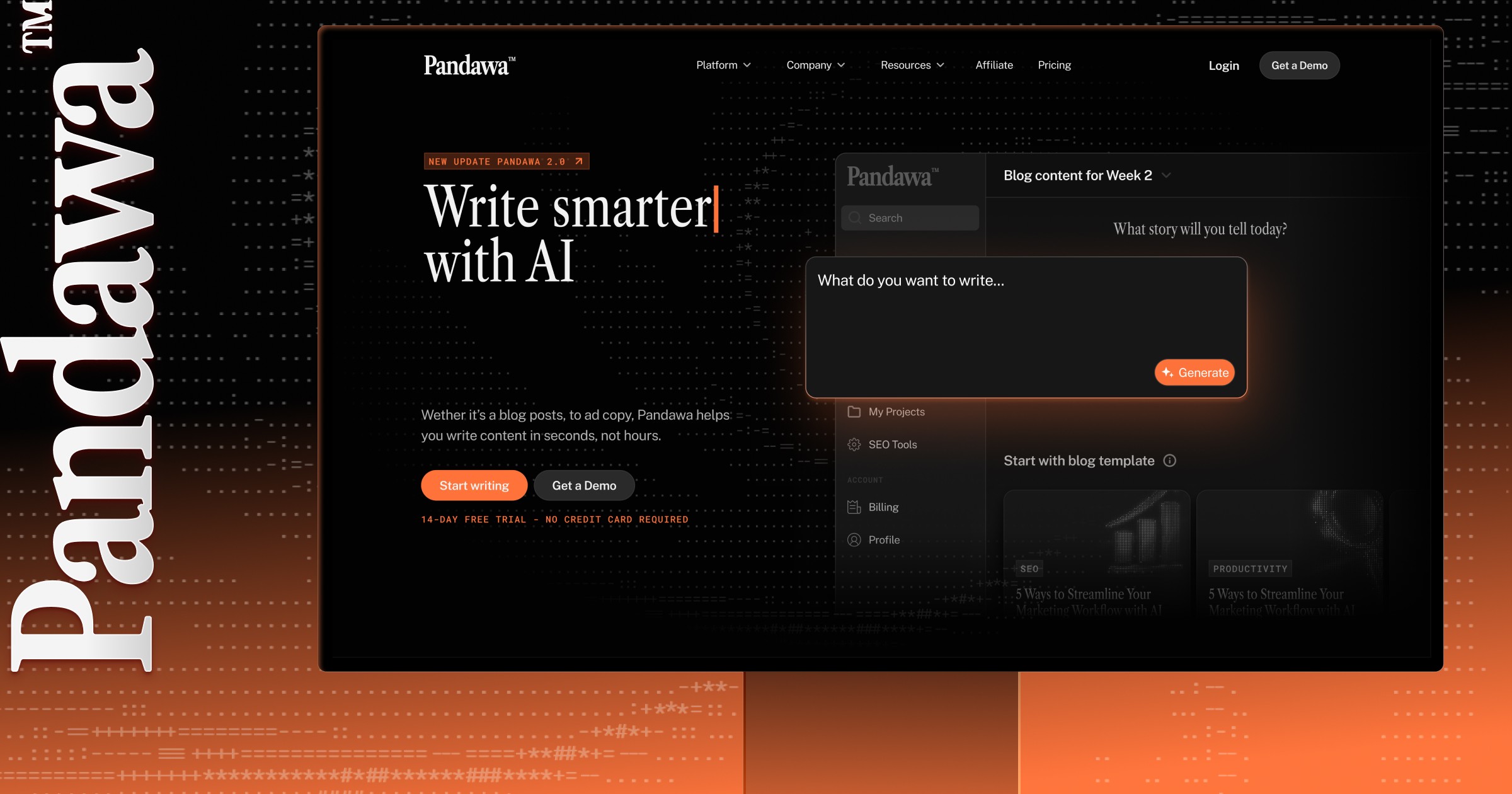 Create an account - Pandawa - AI SaaS Template