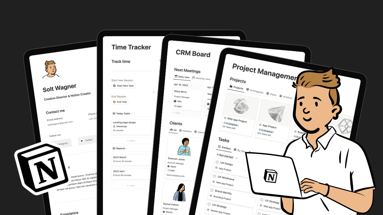 1000+ Best and Free Notion Templates - Solt Wagner
