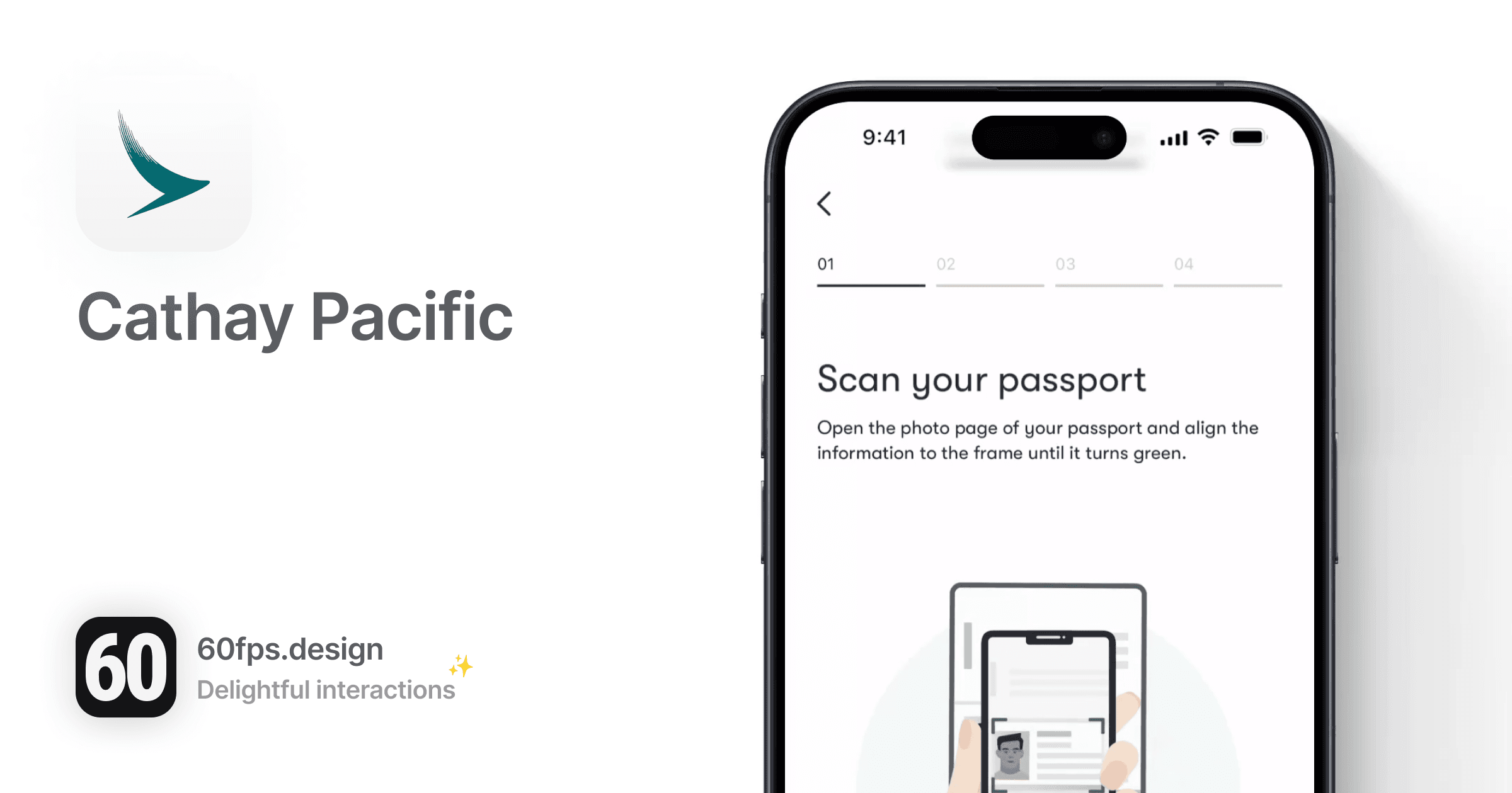 Cathay Pacific iOS App UI/UX animation