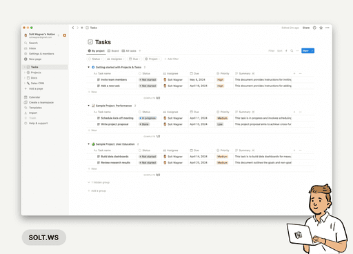 How to Use Notion: A Beginner's Guide - Solt Wagner
