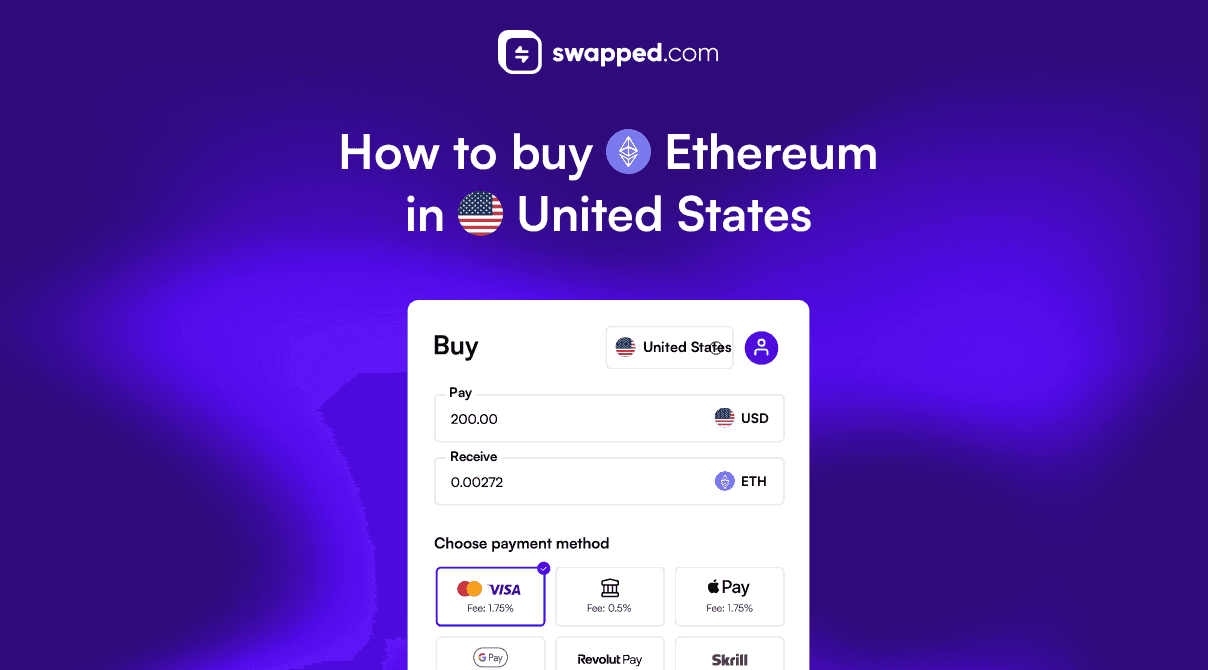 How to buy Ethereum (ETH) in United States with USD
