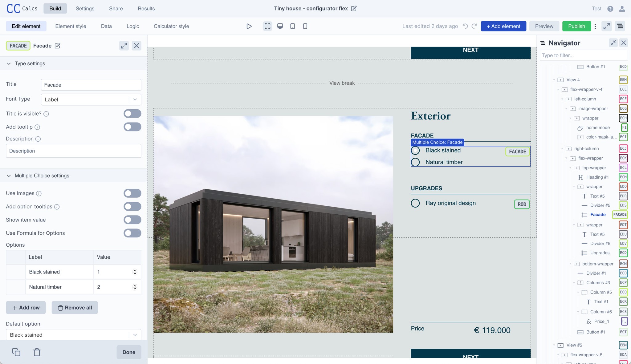 Dynamic Wix Calculator Builder | Convert_