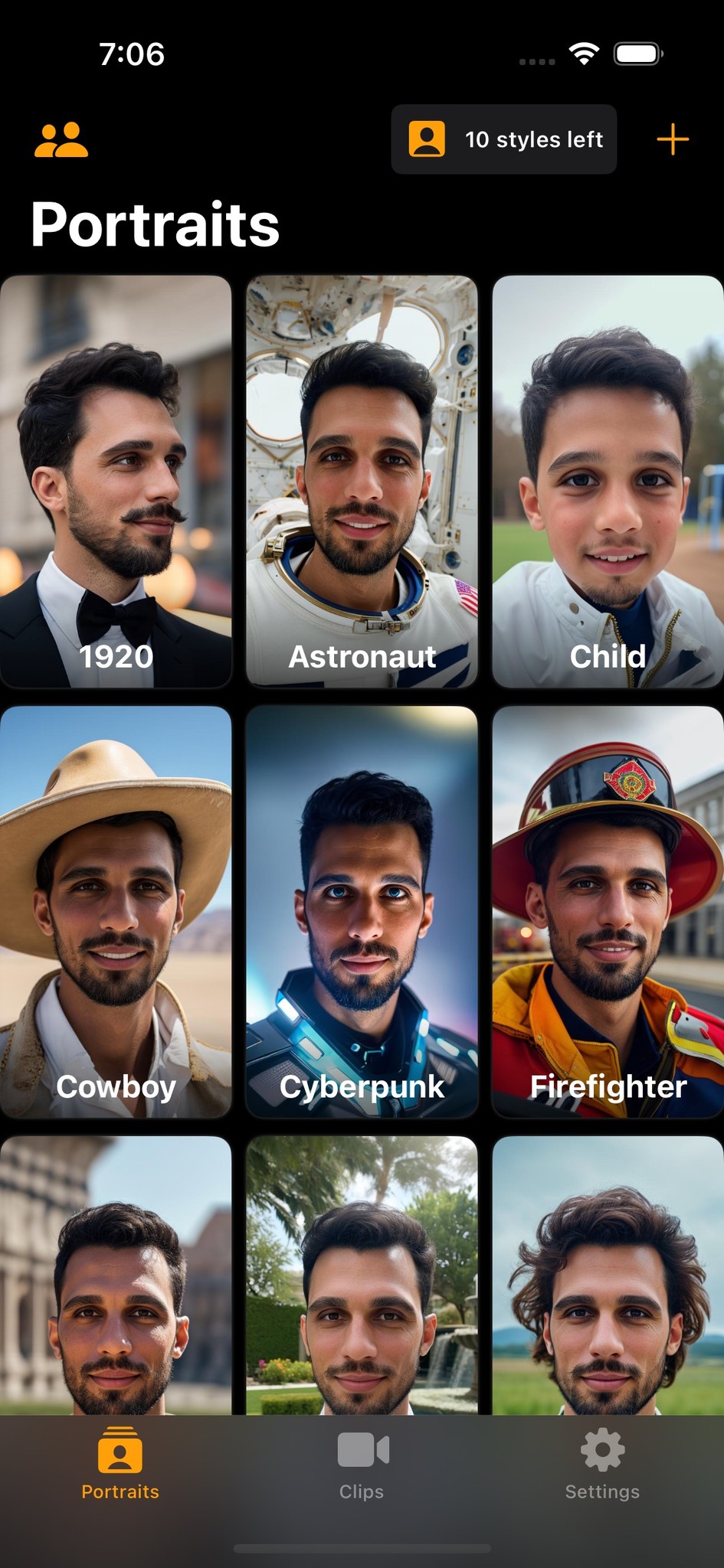 Portrait Studio - Photo-realistic AI photos