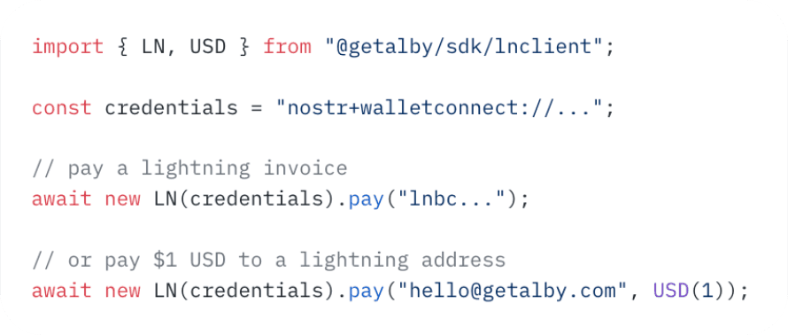 Developers | Alby — Bitcoin Lightning APIs, SDKs & Wallet Integration