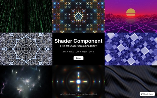 Framer City - #1 Framer Resource Site (+600 components) to Remix