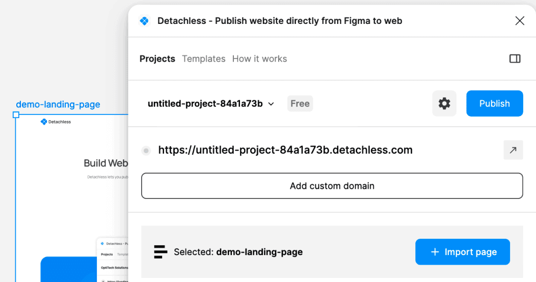 Getting started with Detachless