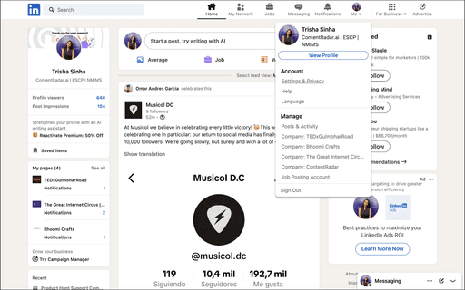How to view Linkedin profiles anonymously