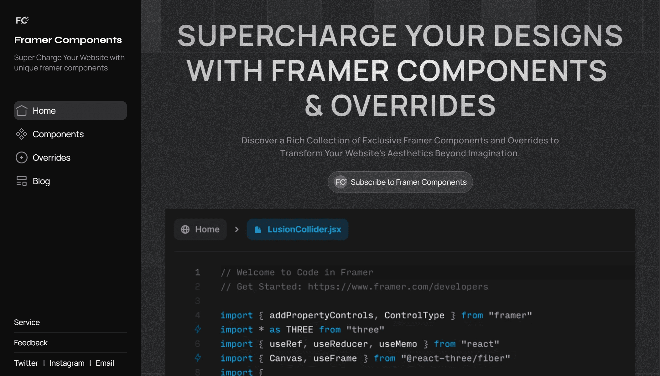 Blog - Framer Component