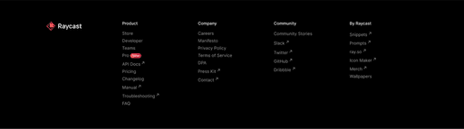 Footer design examples - Web to Figma
