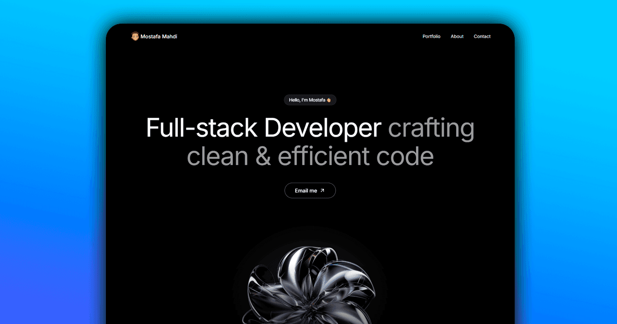 Mostafa Mahdi - Full-Stack Developer