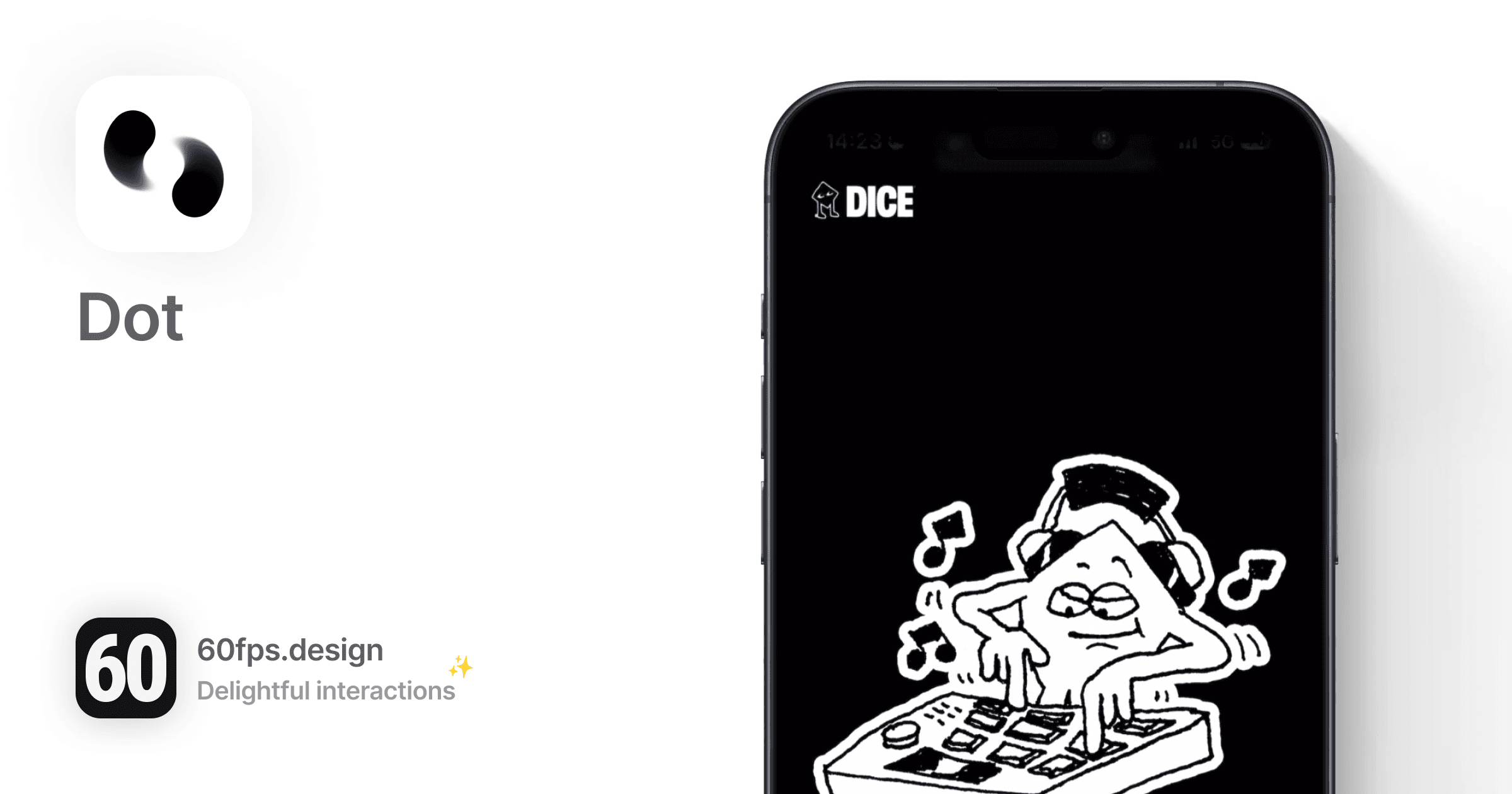 Dot iOS App UI/UX animation
