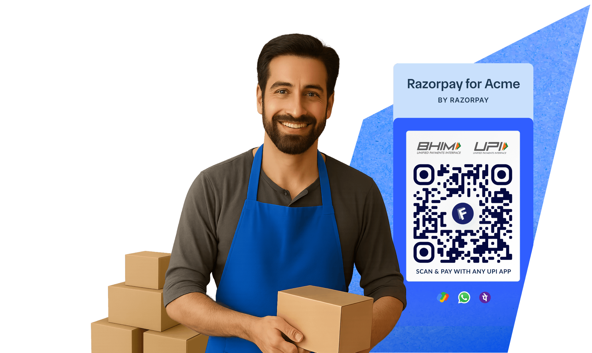 UPI QR Code Generator for Payments | Razorpay QR Solutions