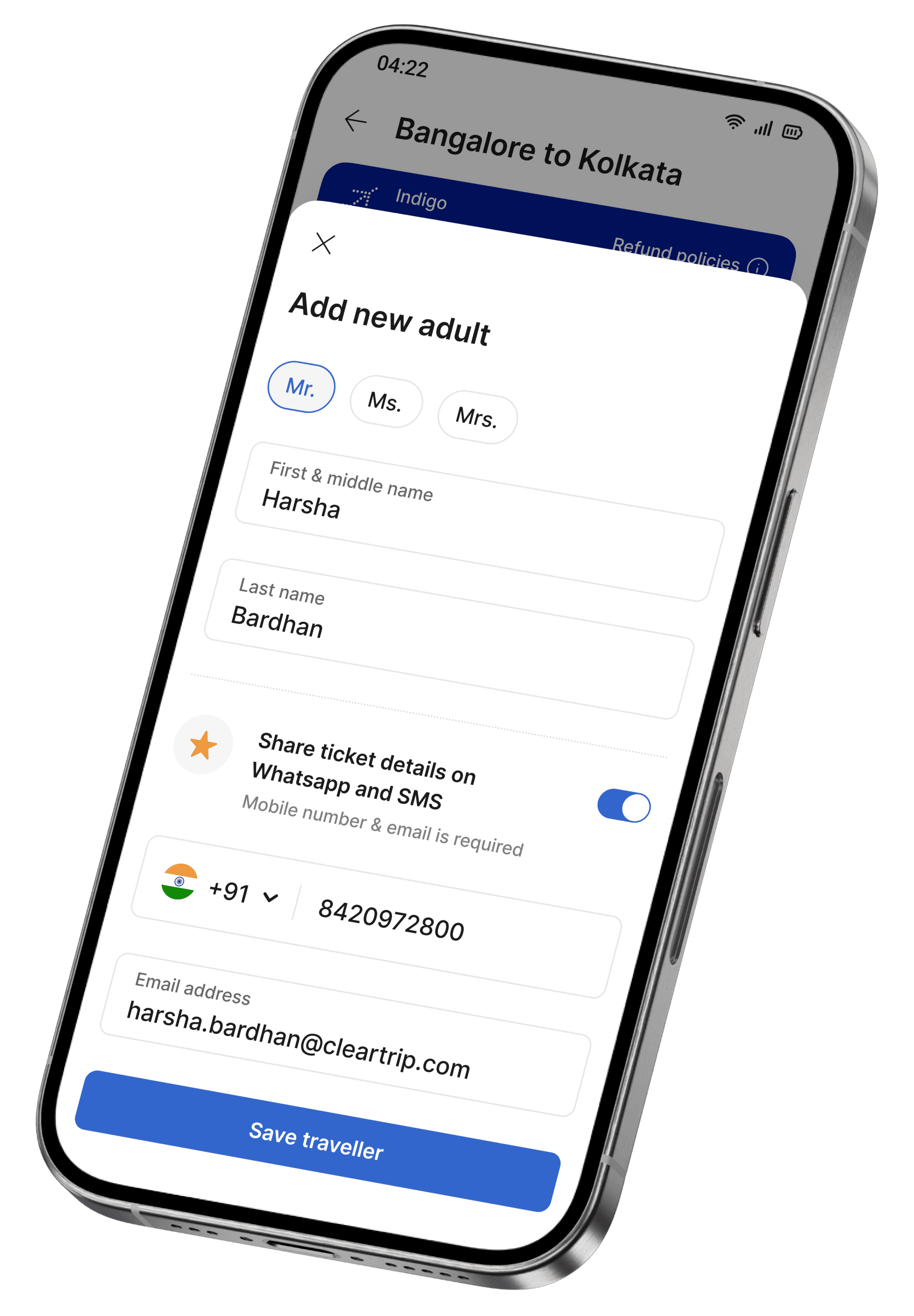 Freeway: Re-designing Cleartrip flights