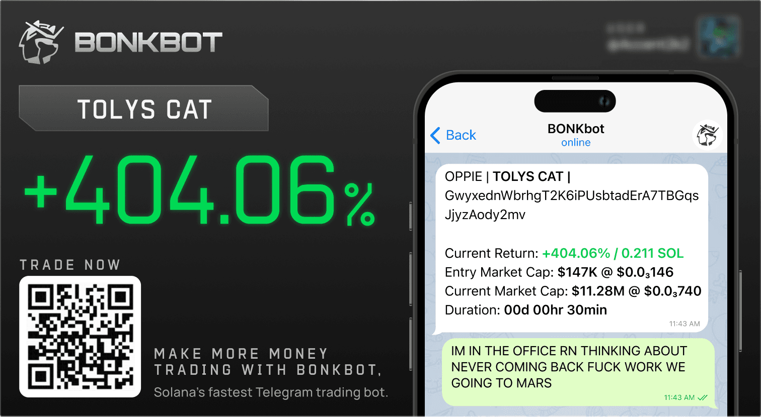 Solana's Fastest Telegram Trading Bot | BONKbot