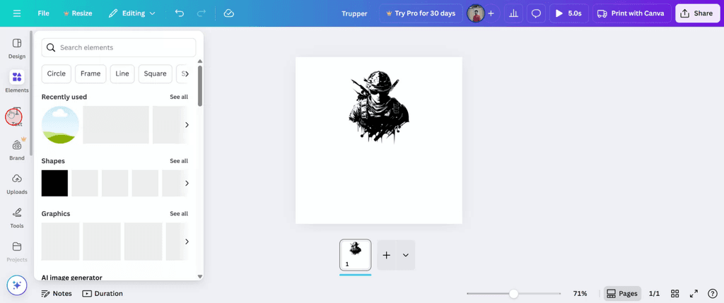 How to Add a Text Box in Canva - 1 minute video guide