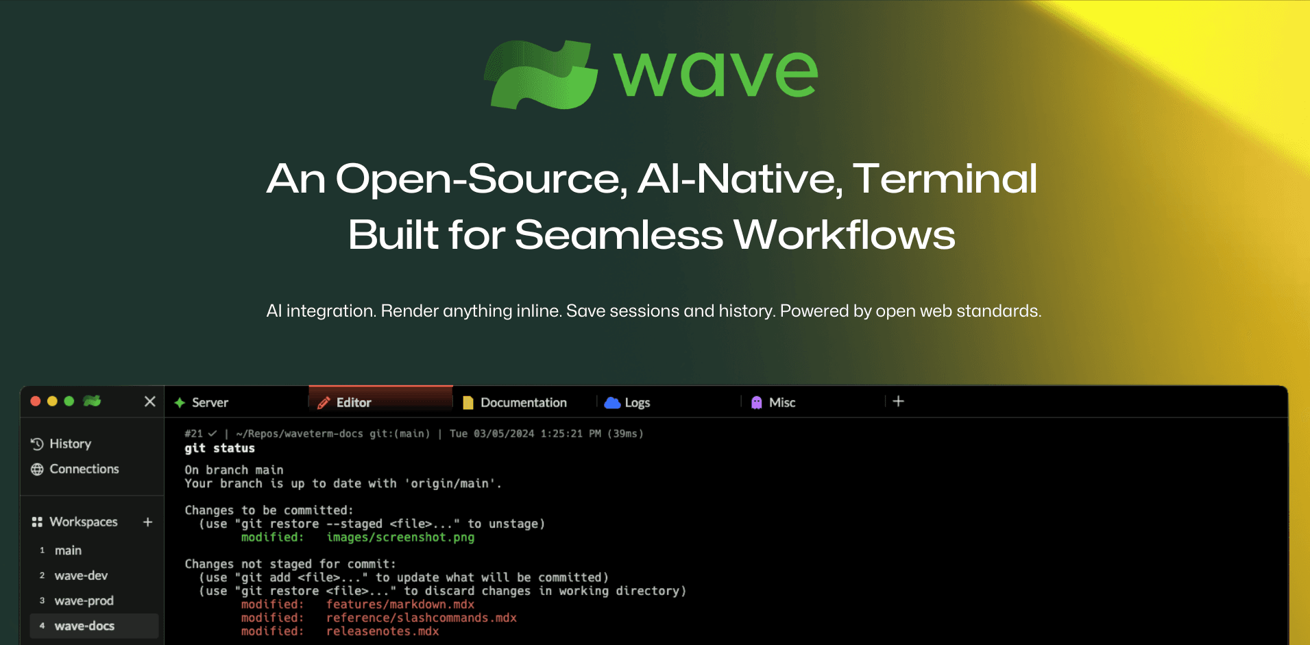 Download — Wave Terminal