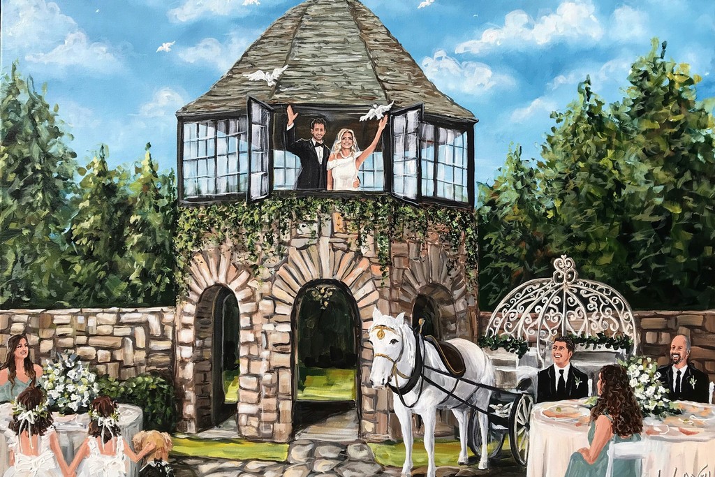 Live Wedding Painting - Featured Performing Artist Paints Your Event As ...