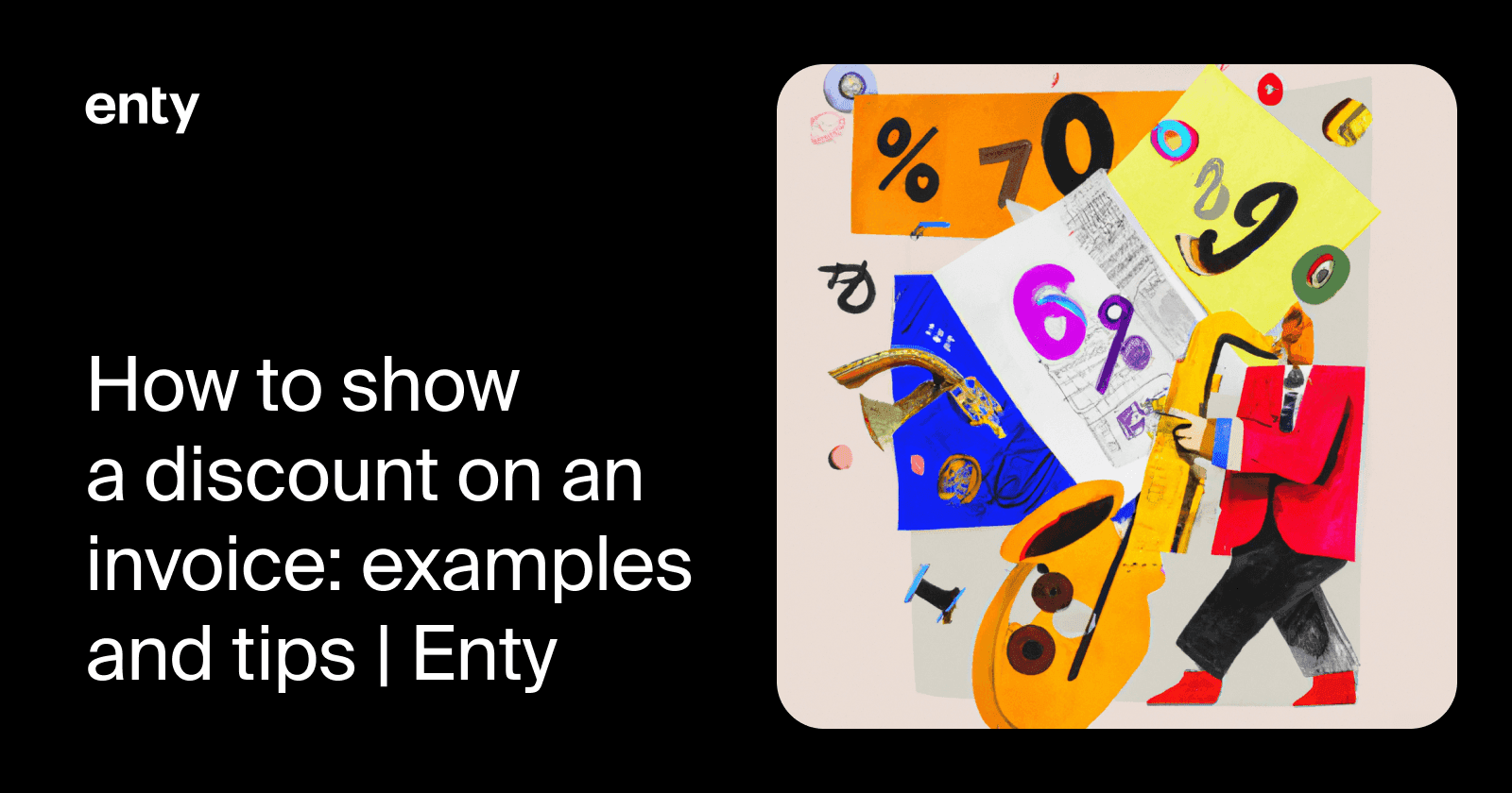 How to show a discount on an invoice: examples and tips | Enty