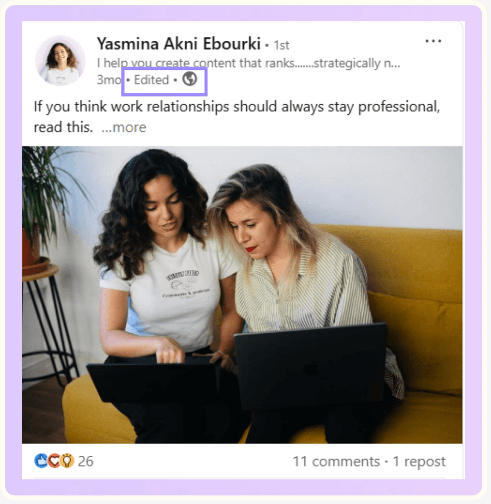 How to Edit a LinkedIn Post in 1 Minute