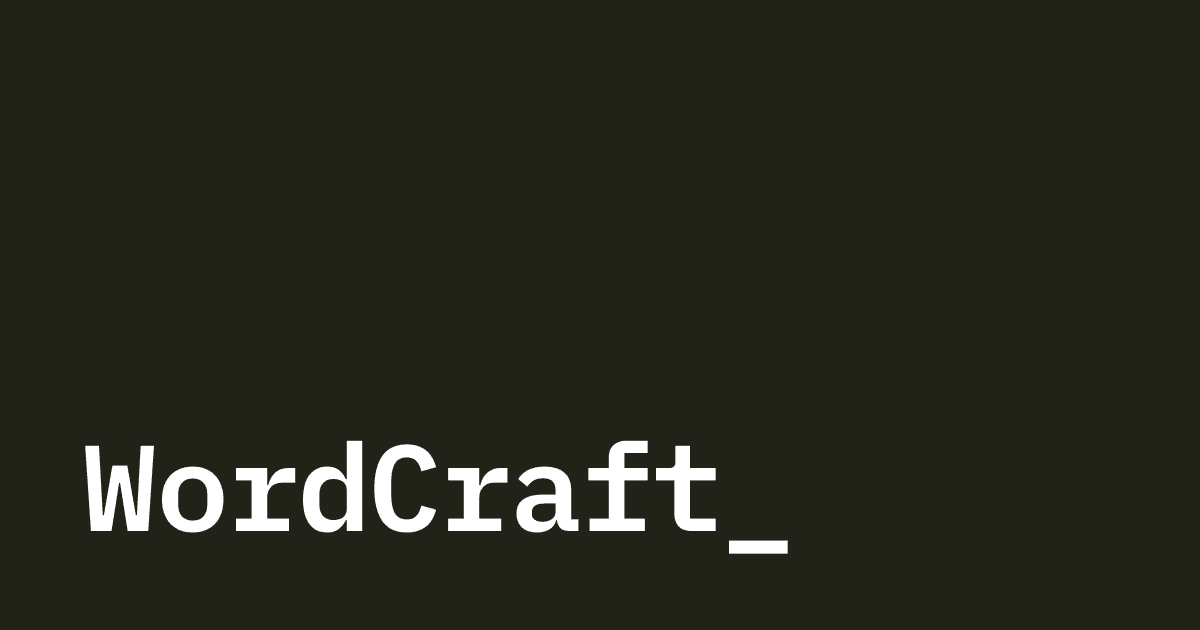 WordCraft