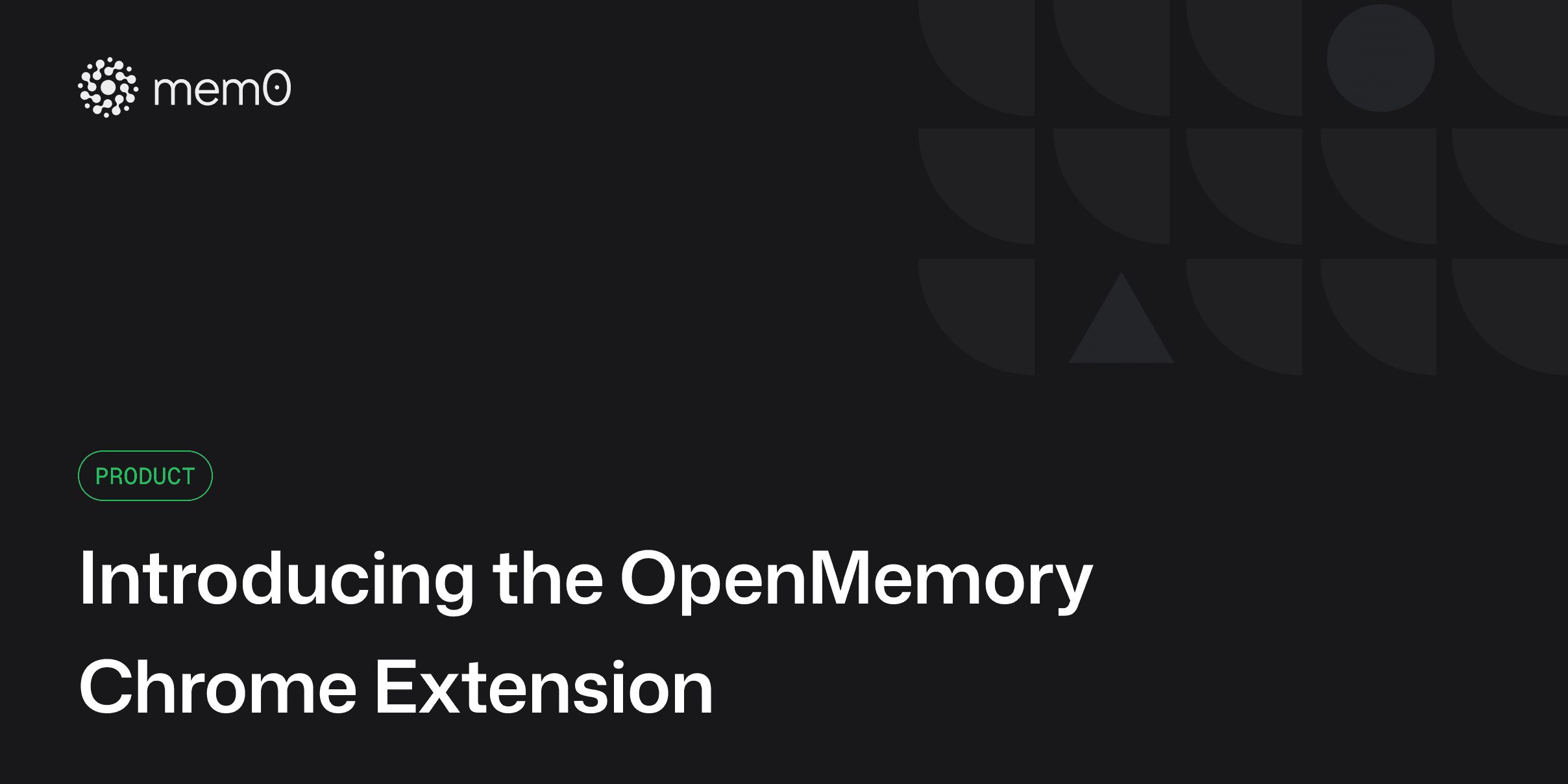 AI Memory Chrome Extension for LLM Memory & RAG | Mem0