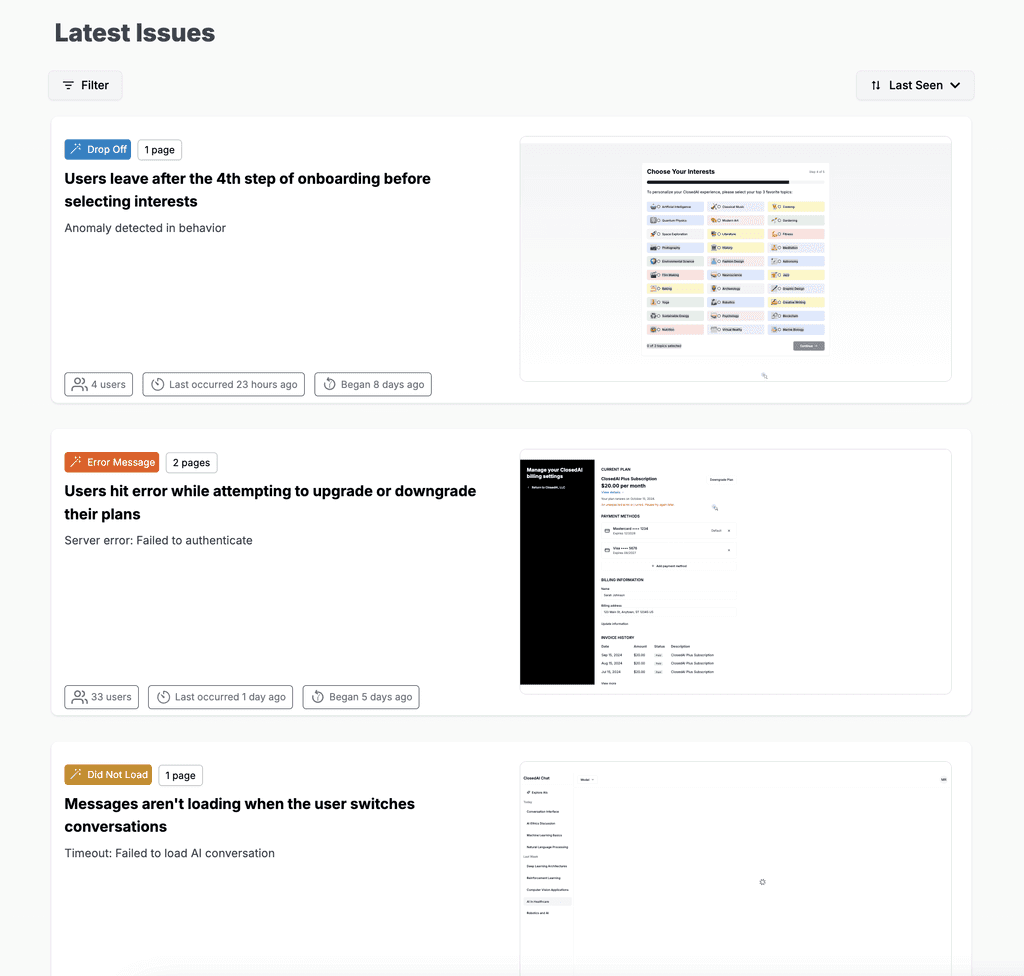 Decipher AI - AI agent that analyses session replays