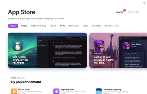 umbrelOS - An elegant OS for your home server