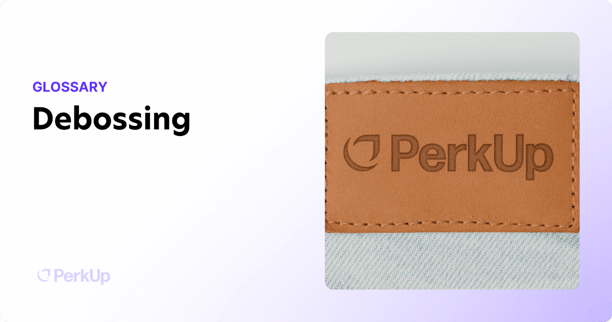 What is debossing? Explaining a unique printing technique.