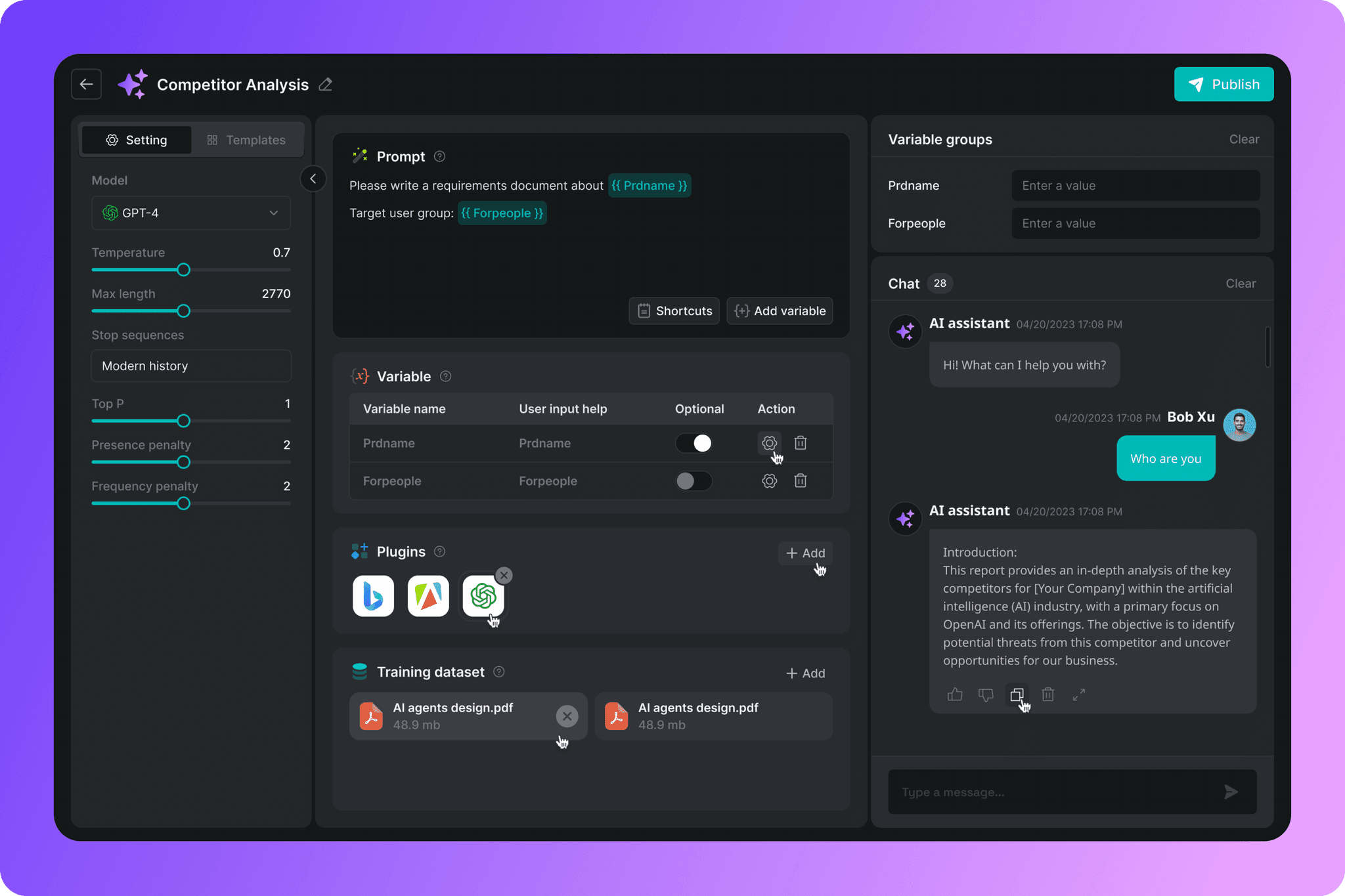 Questflow: Build AI agents for workflow automation with no-code