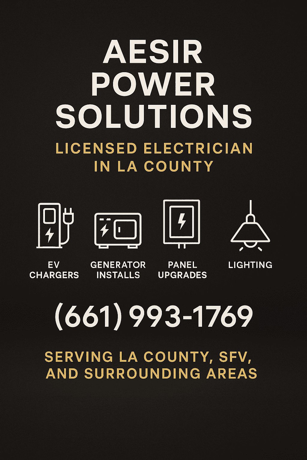 Aesir Power Solutions – Licensed Electrician in Los Angeles County