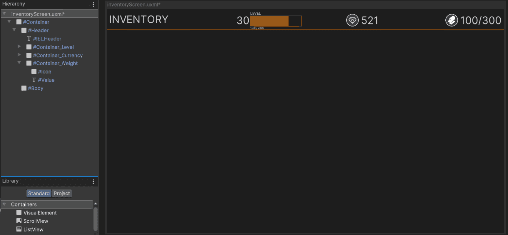 Design a grid style inventory window with UI Toolkit - What Up Games