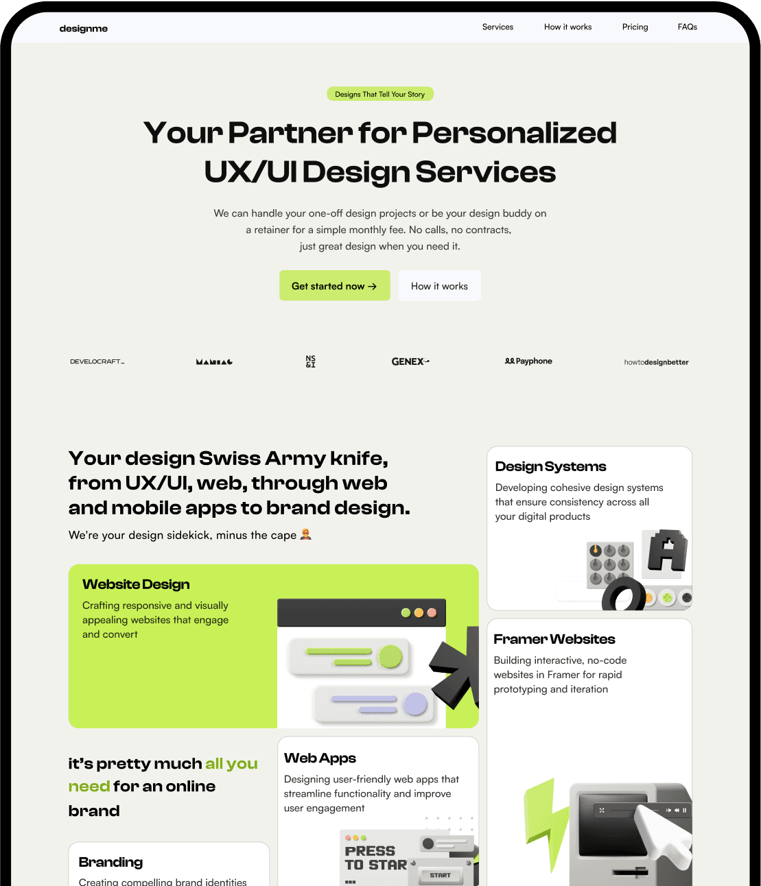 Designme - We'll design your brand in just a few weeks.