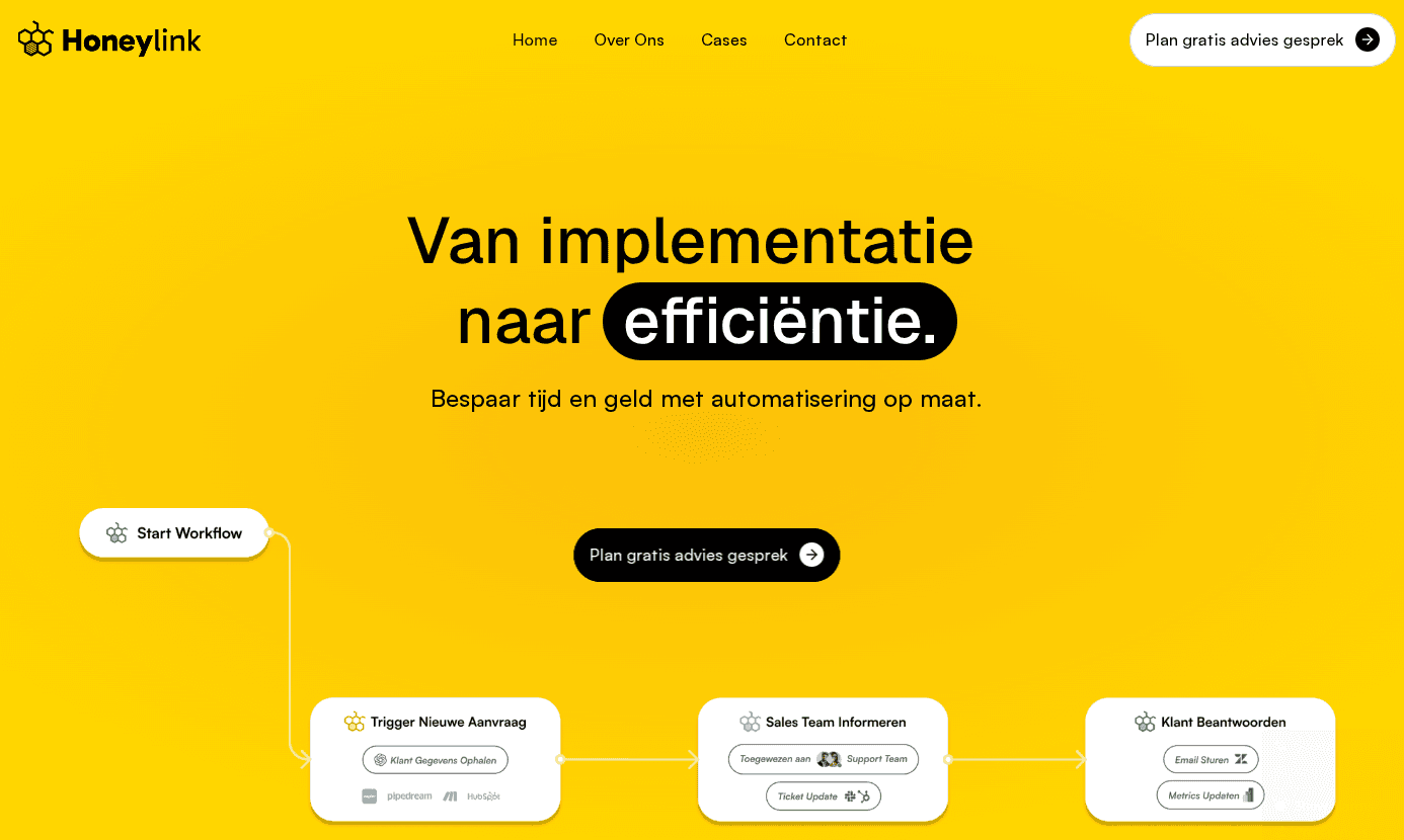 HoneyLink | Van implementatie naar efficiëntie