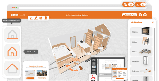 Tiny Easy: Online 3D Tiny House Designer Software