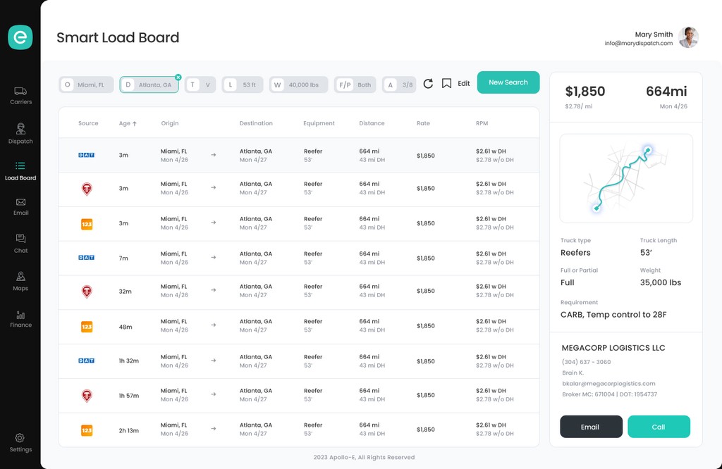 Dispatch One - Freight Dispatch Software TMS