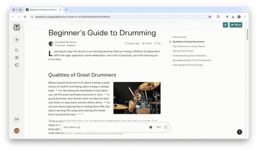 Access to Perplexity Pages: How to Create and Read Articles