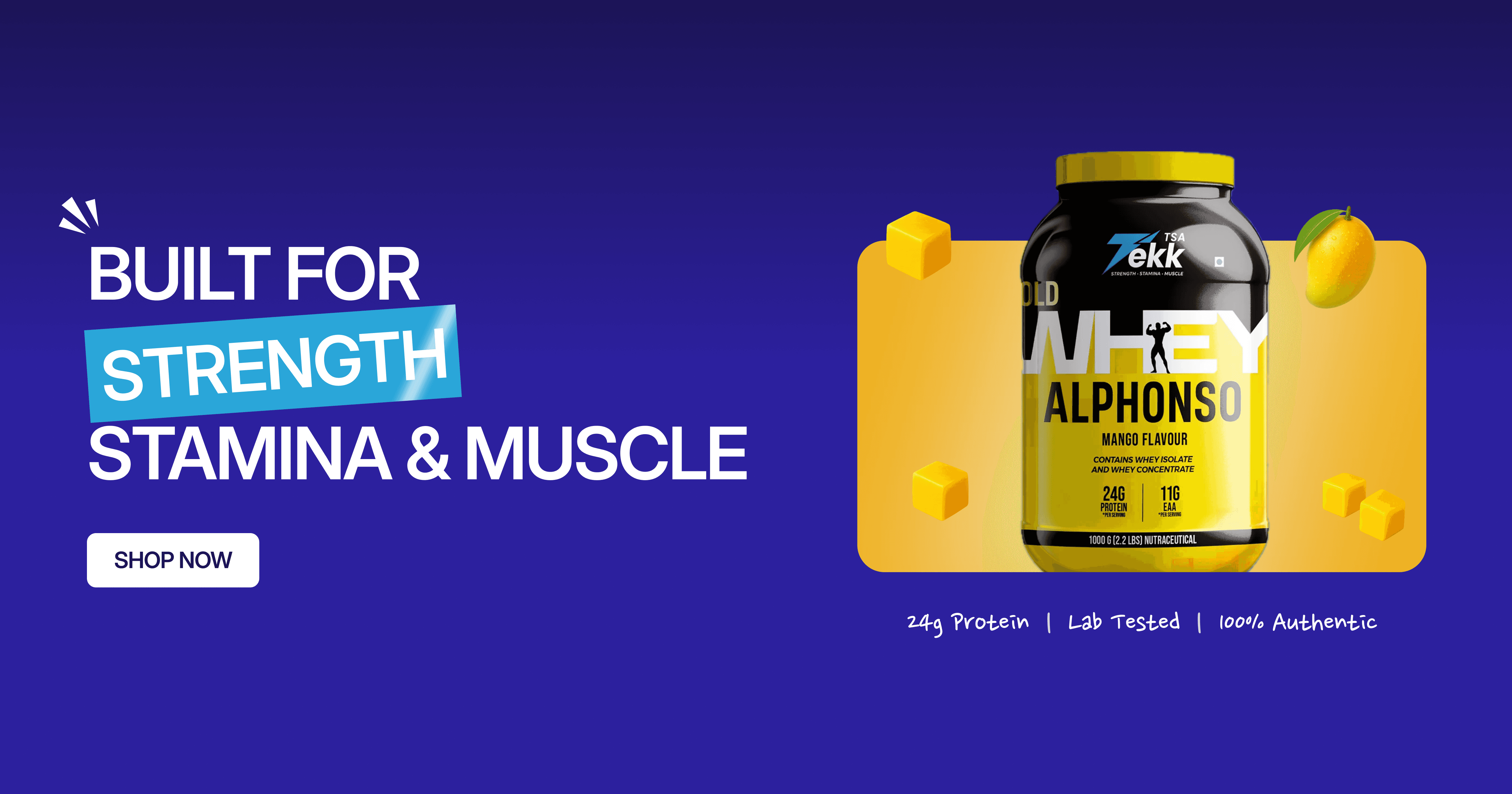 Built for Strength, Stamina & Muscle