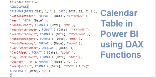 How to Create a Date Table from Scratch in Power BI