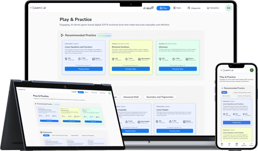 Boost SAT Score With Adaptive & Gamified Digital SAT Prep