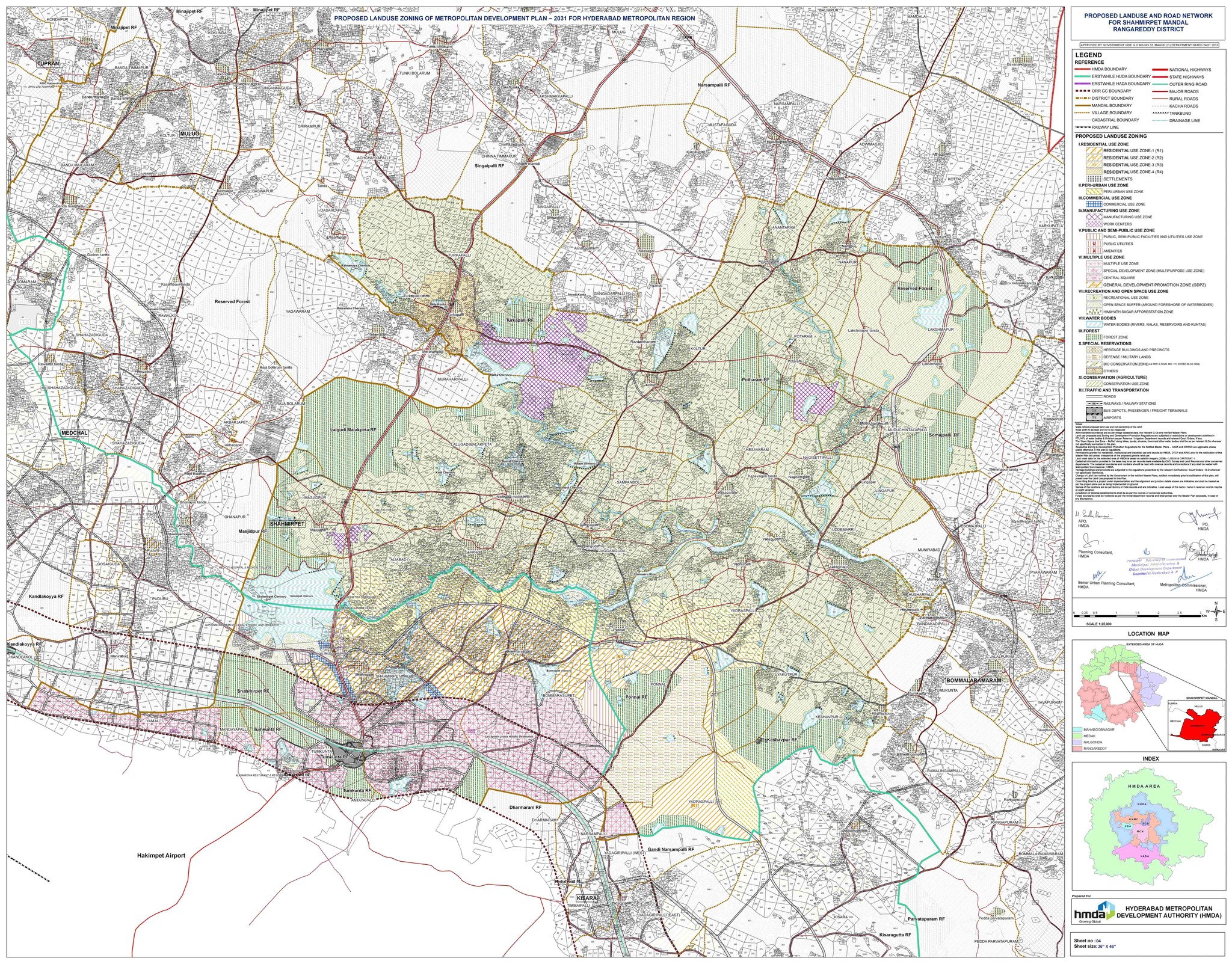 VMRDA 2041 & HMDA 2031 Master Plans | RRR Alignment Map - Charan Group