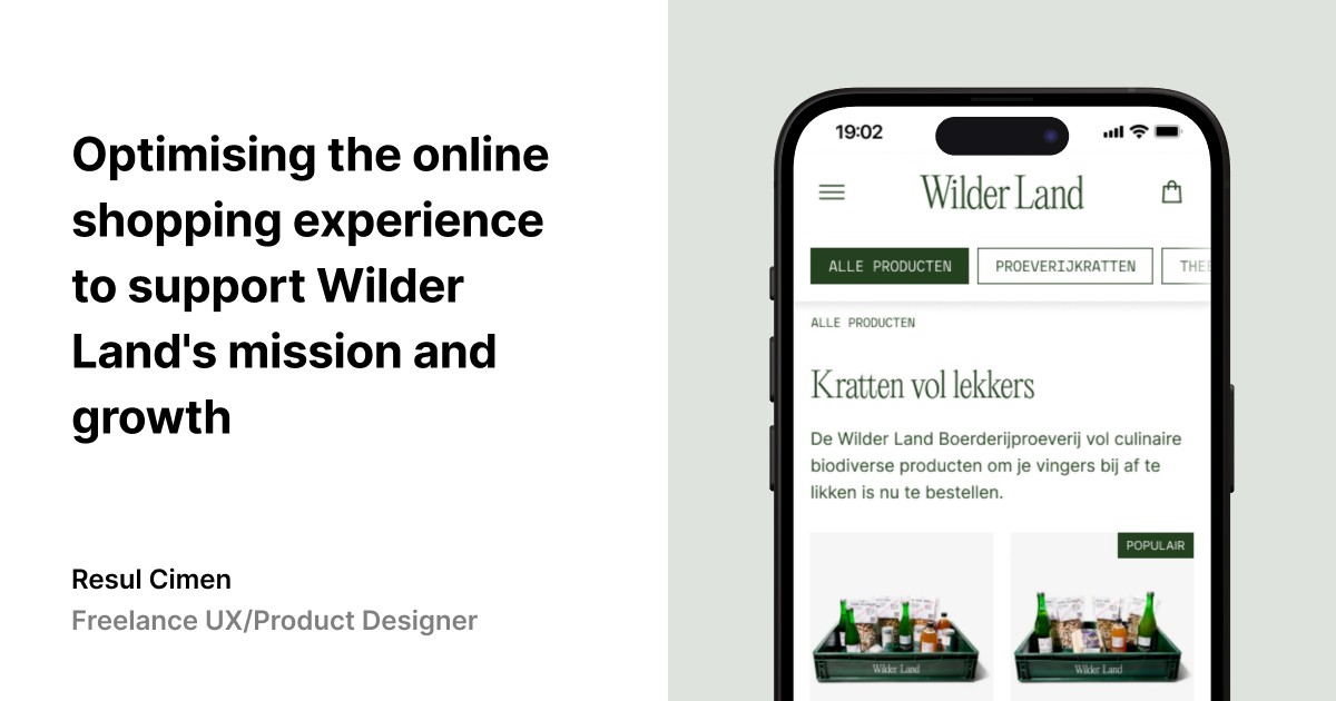 Wilder Land – Resul Cimen – Freelance Digital Product Designer