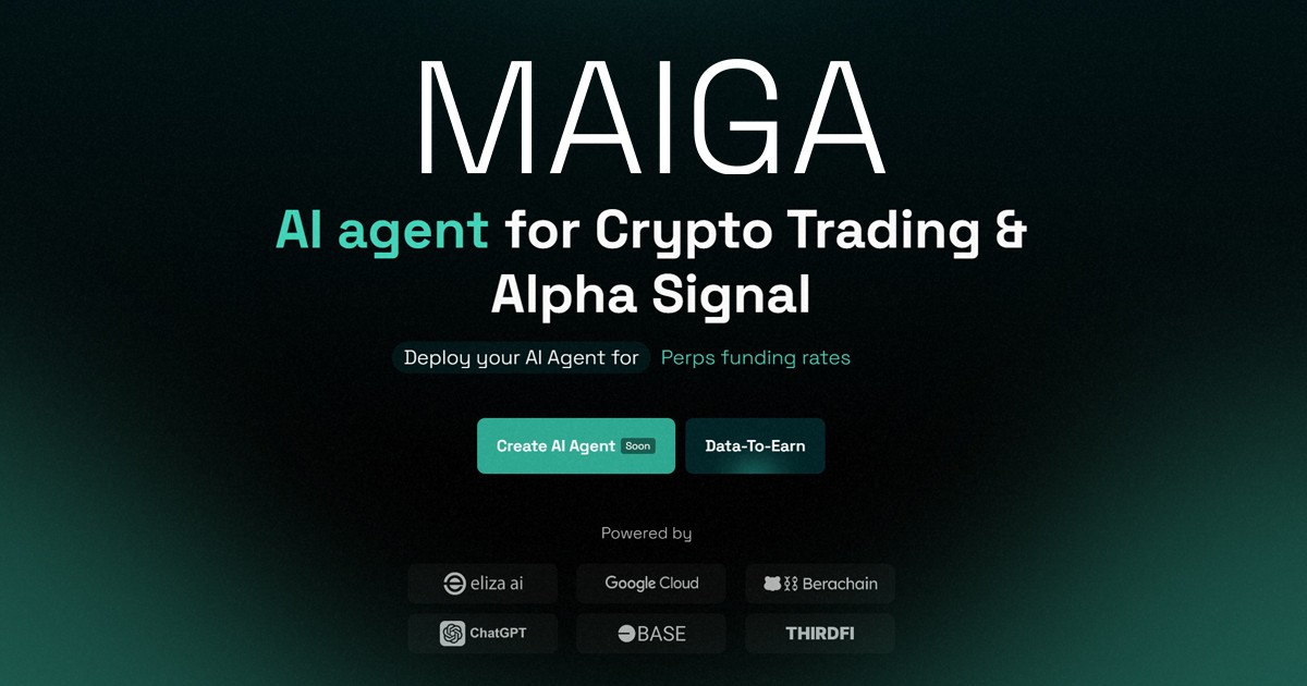 Maiga.ai - Your personal AI agent for crypto and finance