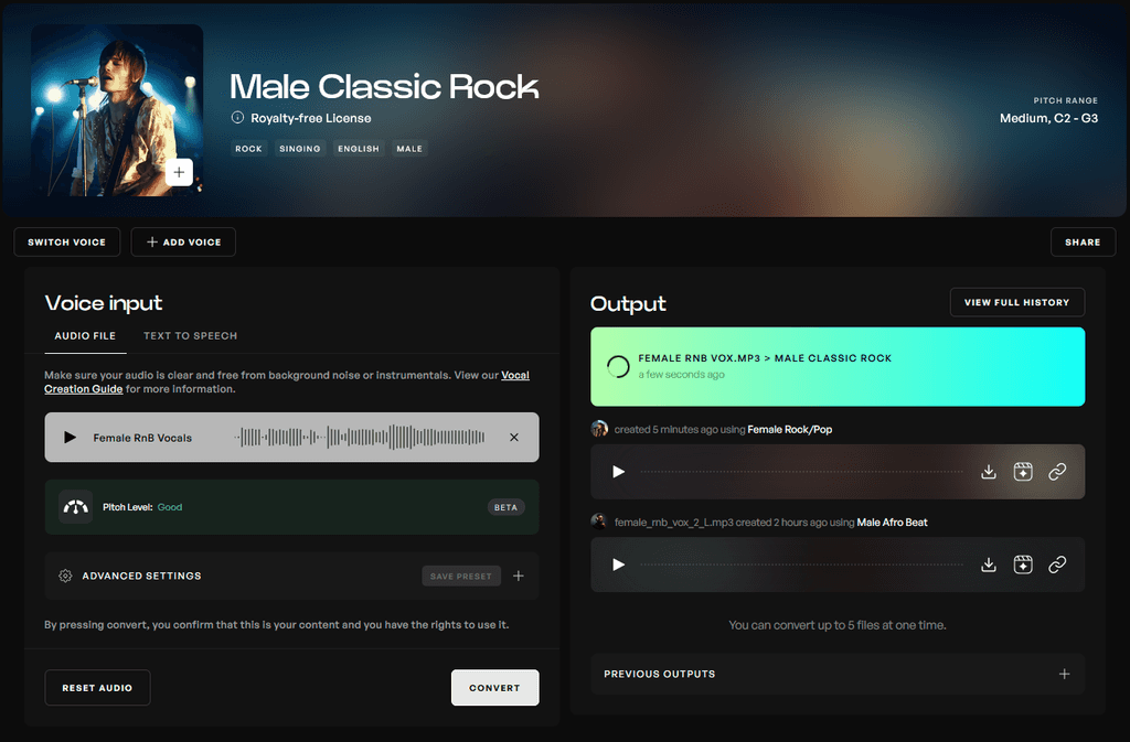 AI Singing Generator - Royalty Free AI voice Generators - Kits.AI