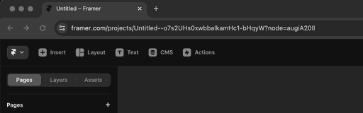 How can I get the project link? — Framer Help