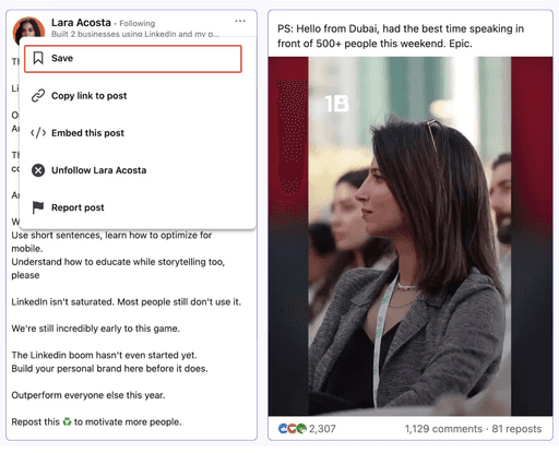 How to Find and Manage Your LinkedIn Saved Posts