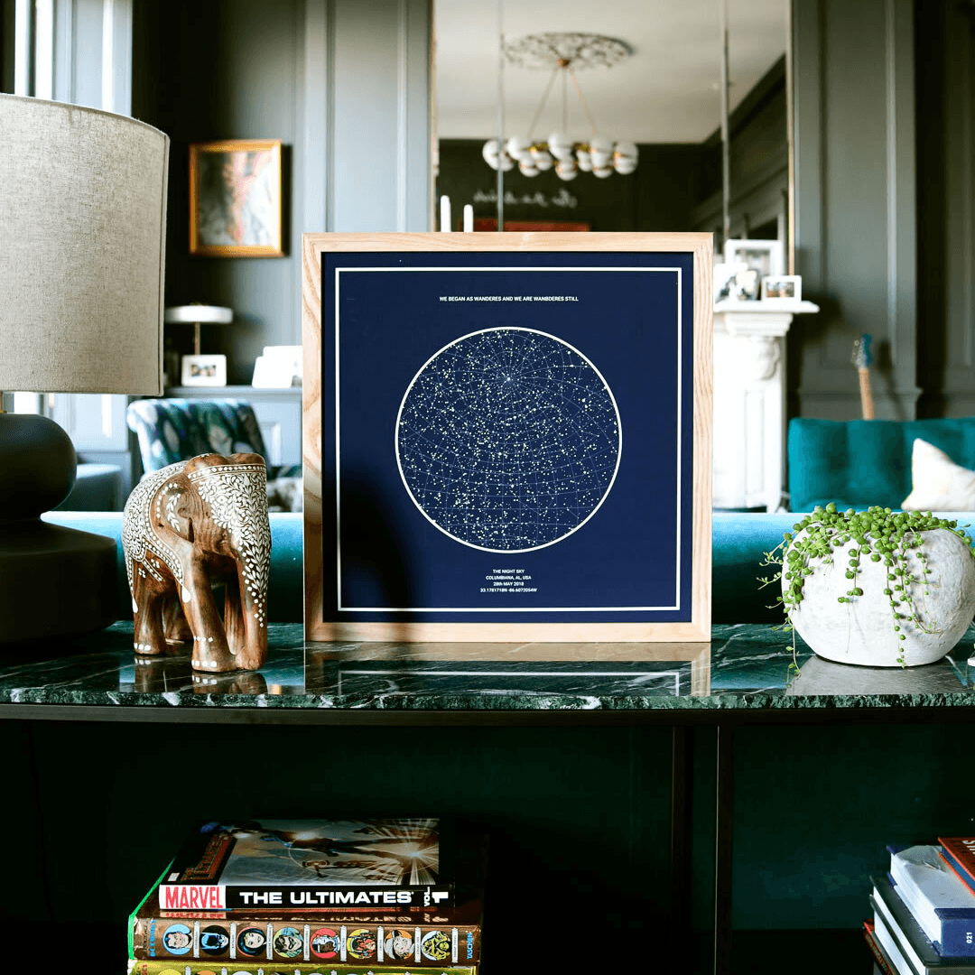 Night Sky Museum Grade Prints - The Night Sky - Custom Star Map